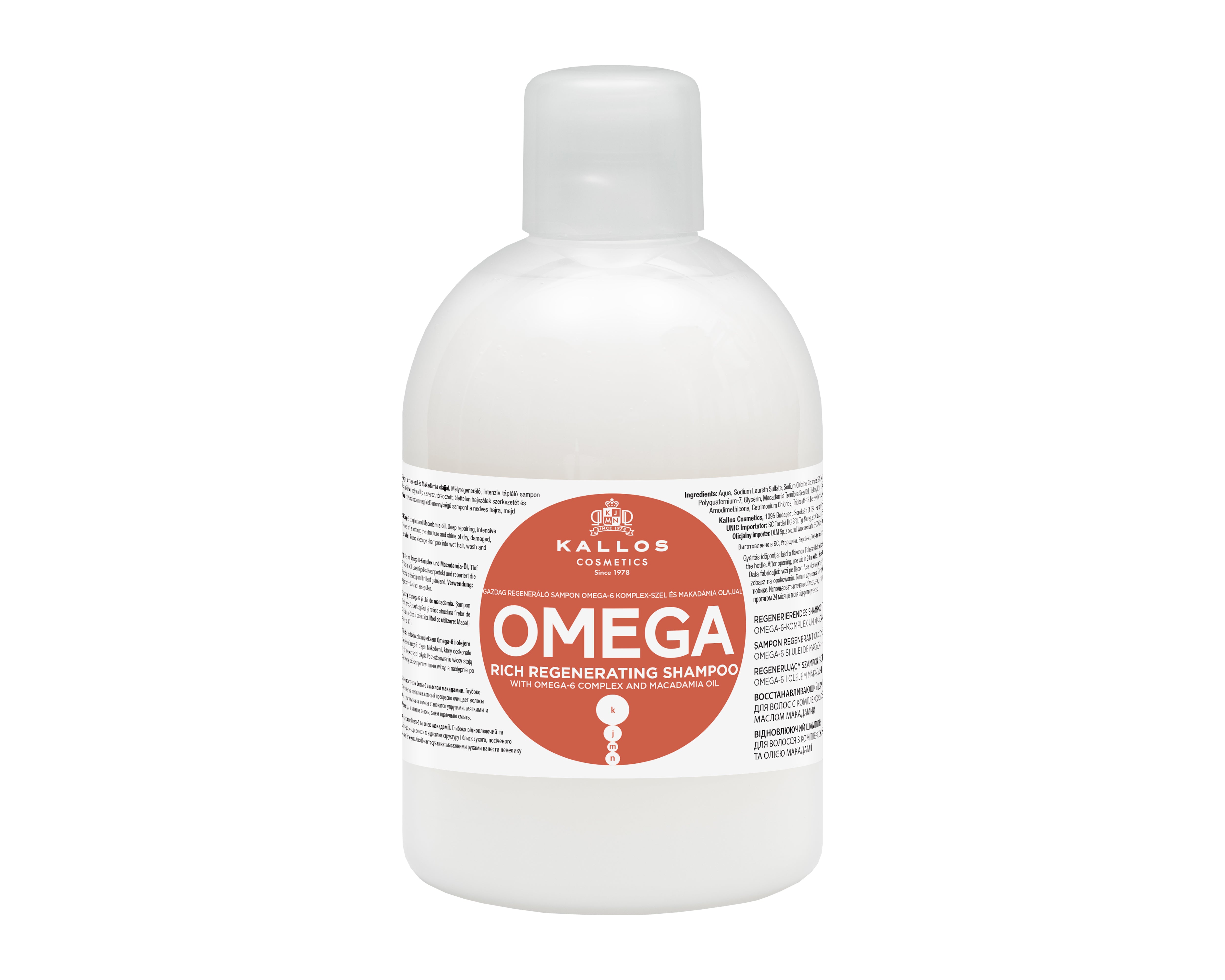 KJMN Shampoo with Omega-6 Complex and Macadamia Oil – Kallos Cosmetics