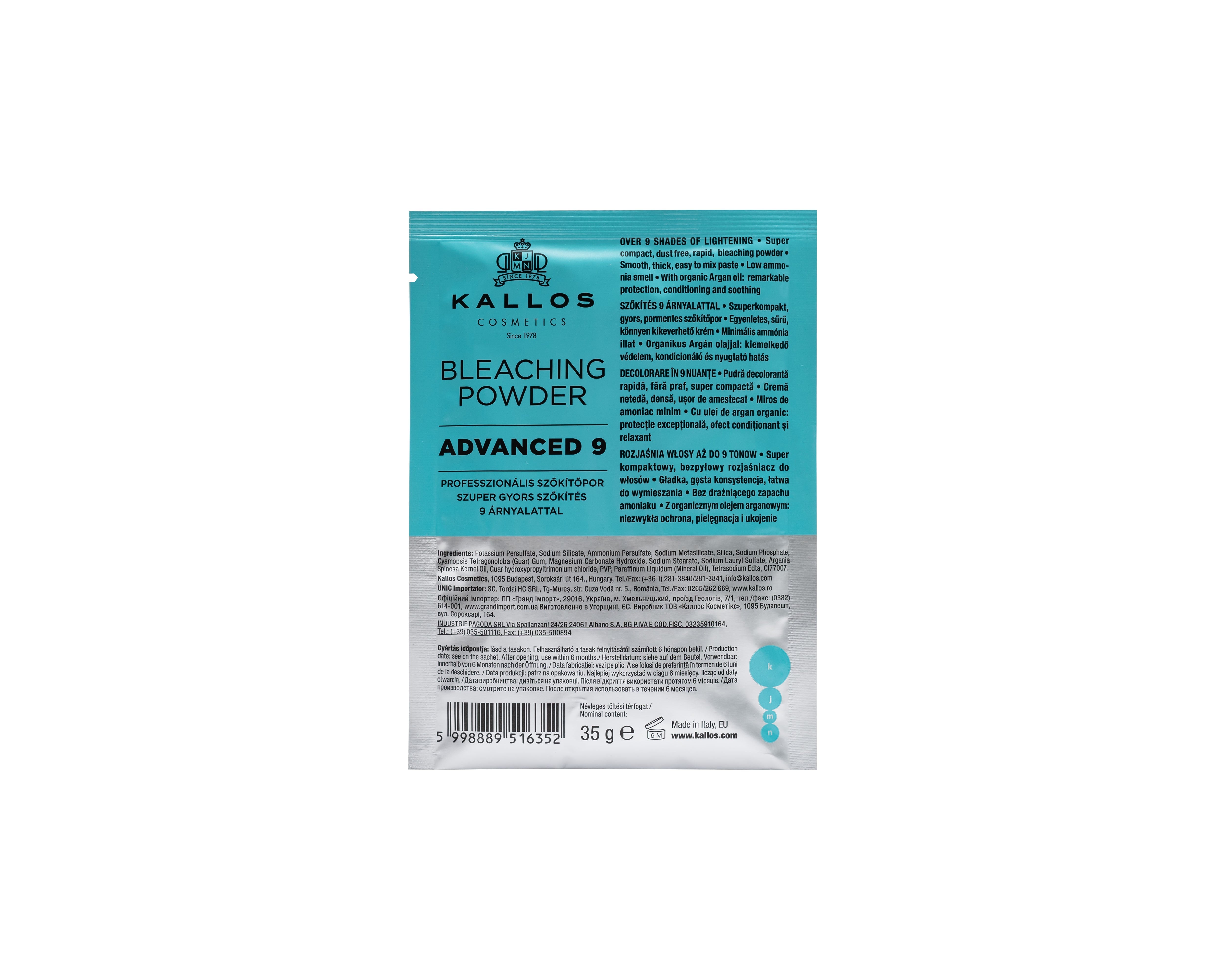 Kallos SUPER 9 Bleaching Powder – Kallos Cosmetics