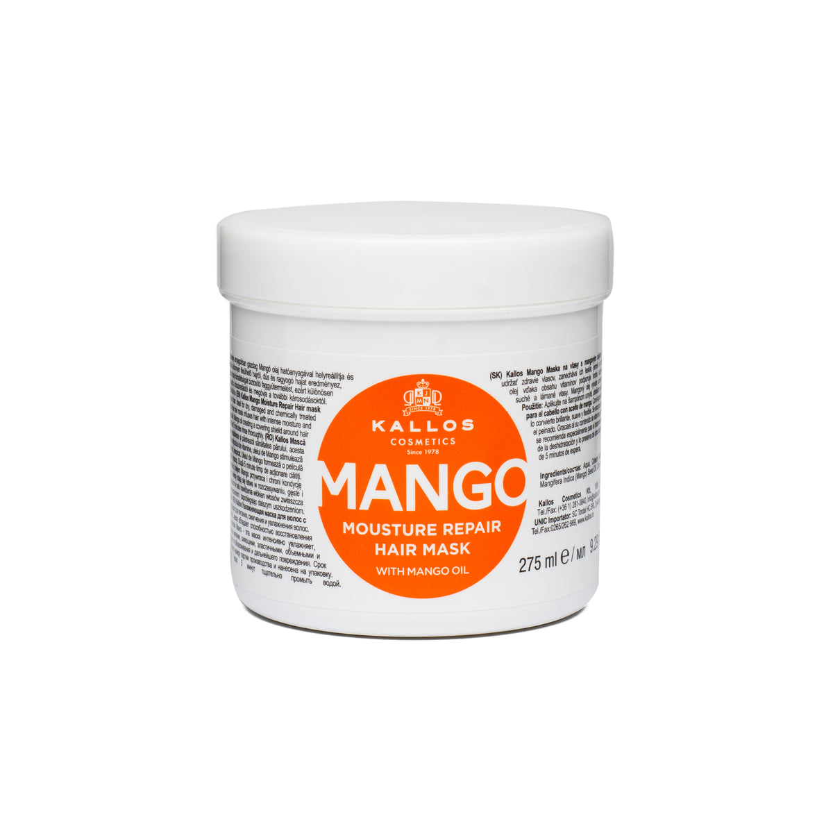 KJMN Mango Hair Mask – Kallos Cosmetics